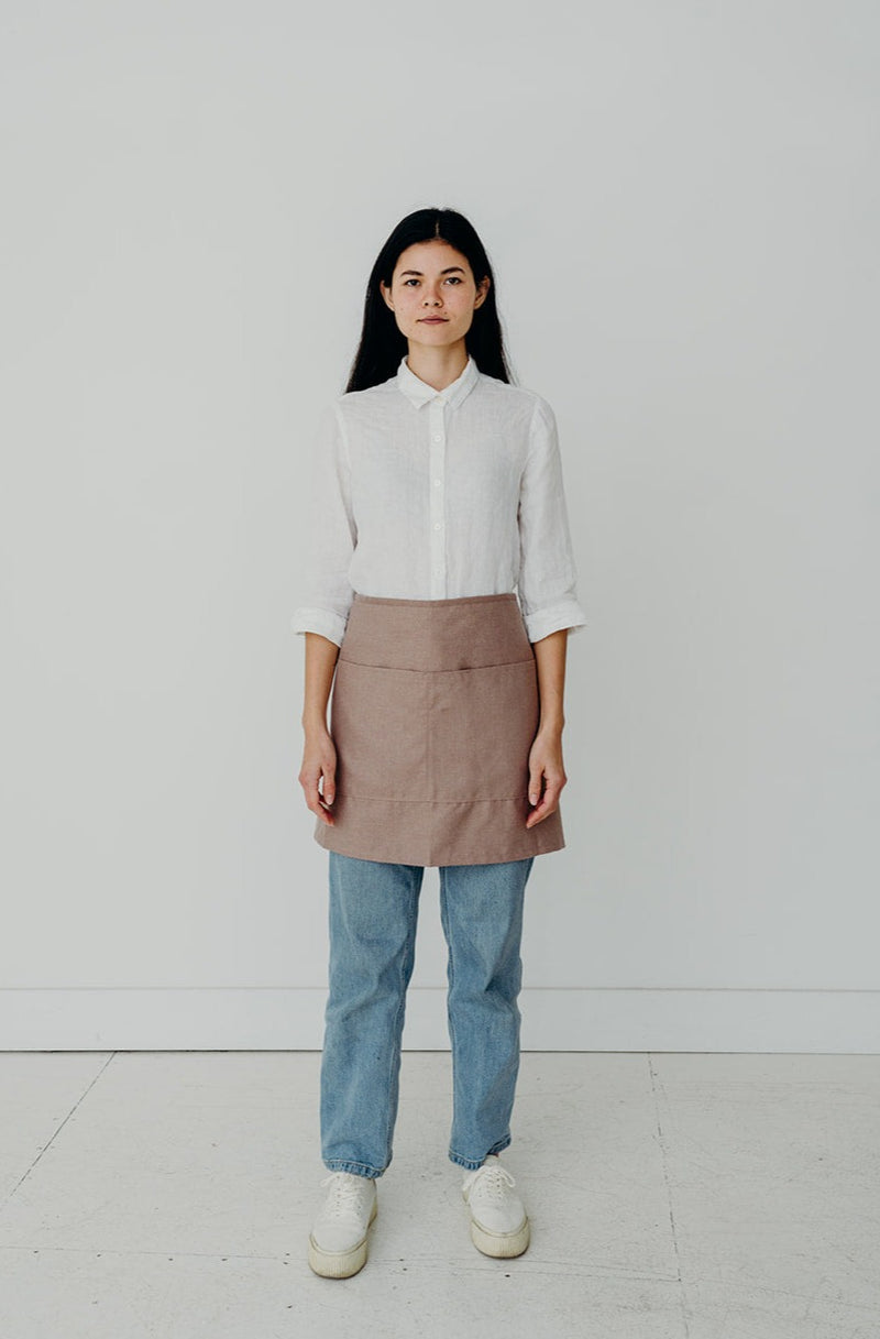 Half Aprons | Shop Linen Half Aprons With Pockets - Portland Apron Company