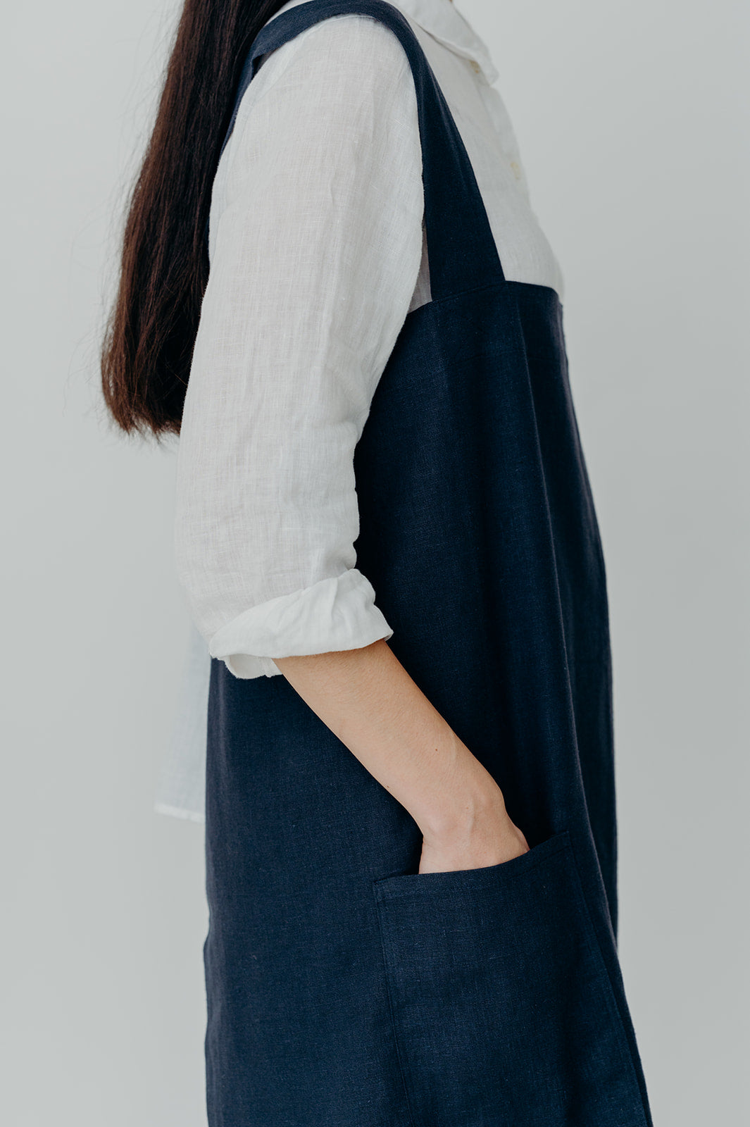 Japanese Apron | Shop for a Linen Japanese Apron Dress - Portland Apron ...